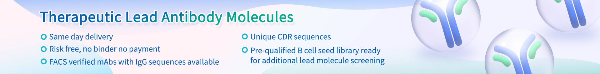 Overview - Therapeutic Lead Antibody Molecules - DIMA Biotechnology